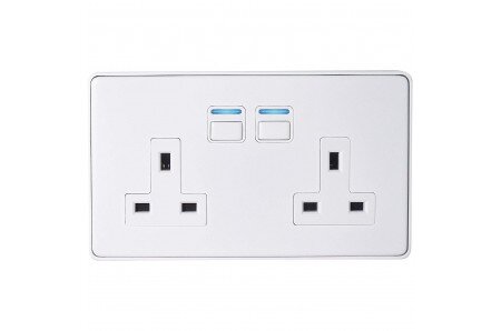 Buy Lightwave Smart Socket (2 gang) - White Metal online in Pakistan ...