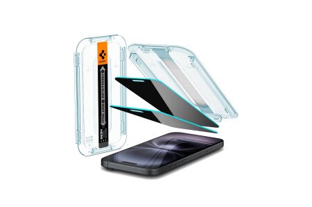 Buy Spigen GLAS.tR EZ Fit Privacy Screen Protector for iPhone 16 online ...