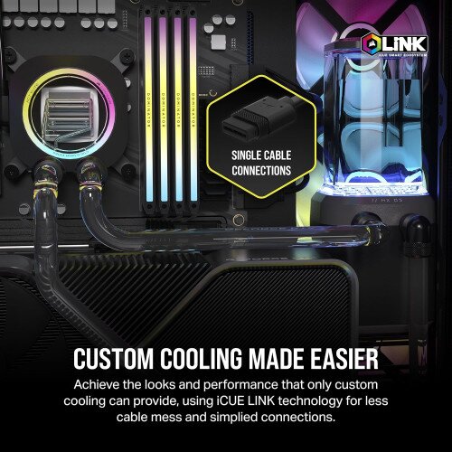 Buy Corsair Hydro X Series iCUE LINK XH405i RGB Custom Cooling Kit ...