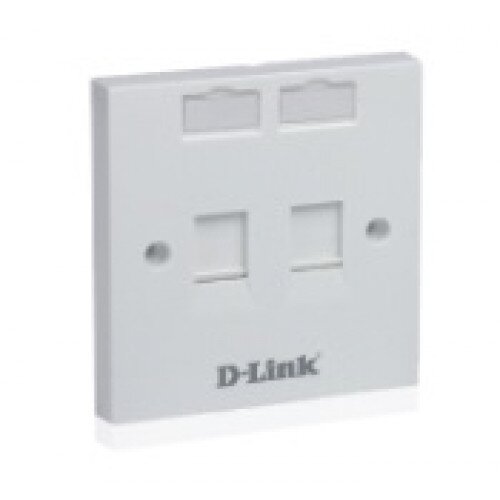 Buy D-Link Face Plate Dual Shutter For Cat 6 I/O Jack online in ...