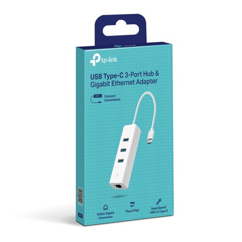 Buy TP-Link UE330C USB Type-C 3-Port Hub & Gigabit Ethernet Adapter ...