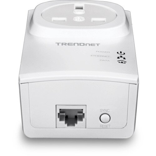 Buy TRENDnet Powerline 500 AV Adapter Kit with Built-In Outlet - GB ...