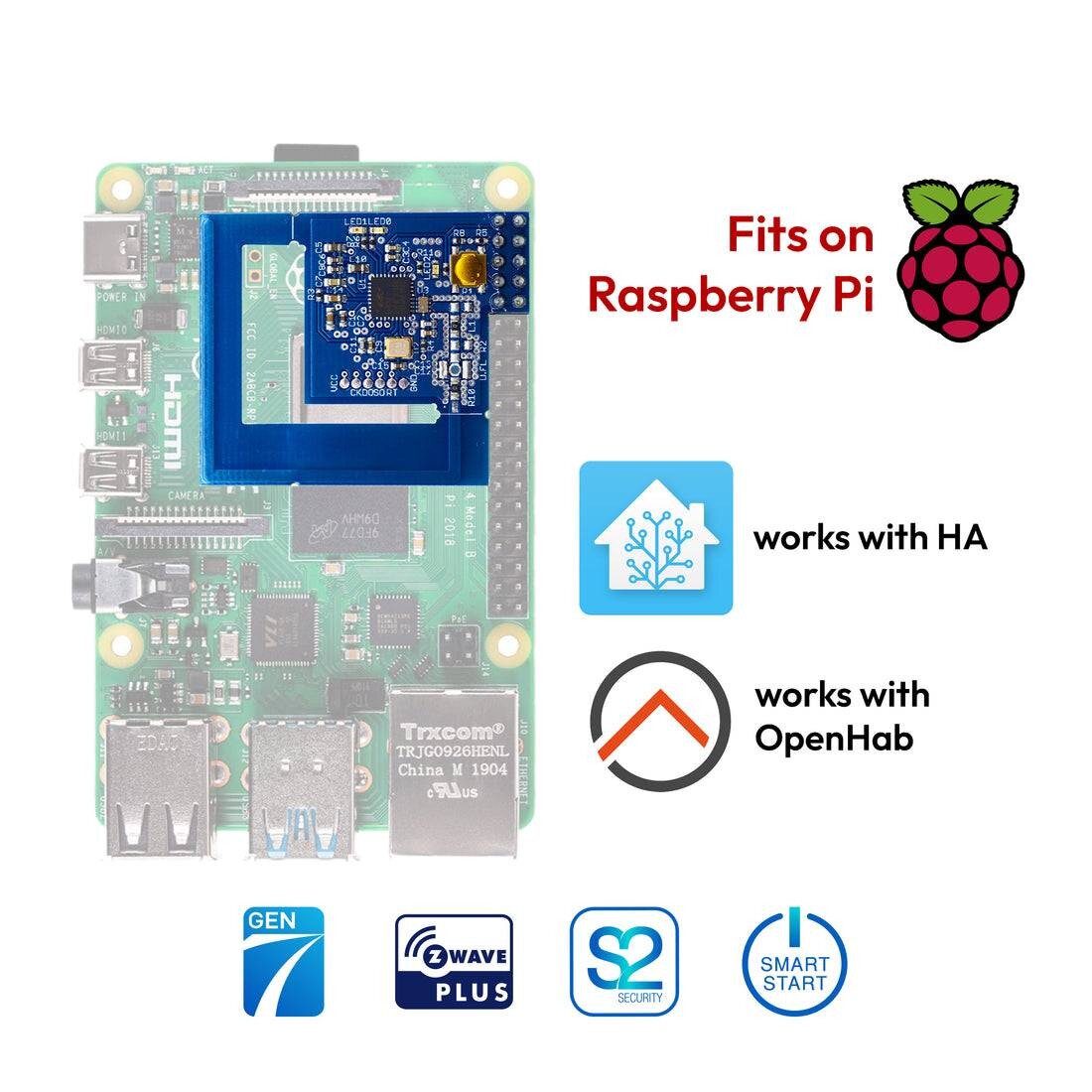 Buy Aeotec Z-Pi 7 GPIO Z-Wave Module for Raspberry Pi online in ...