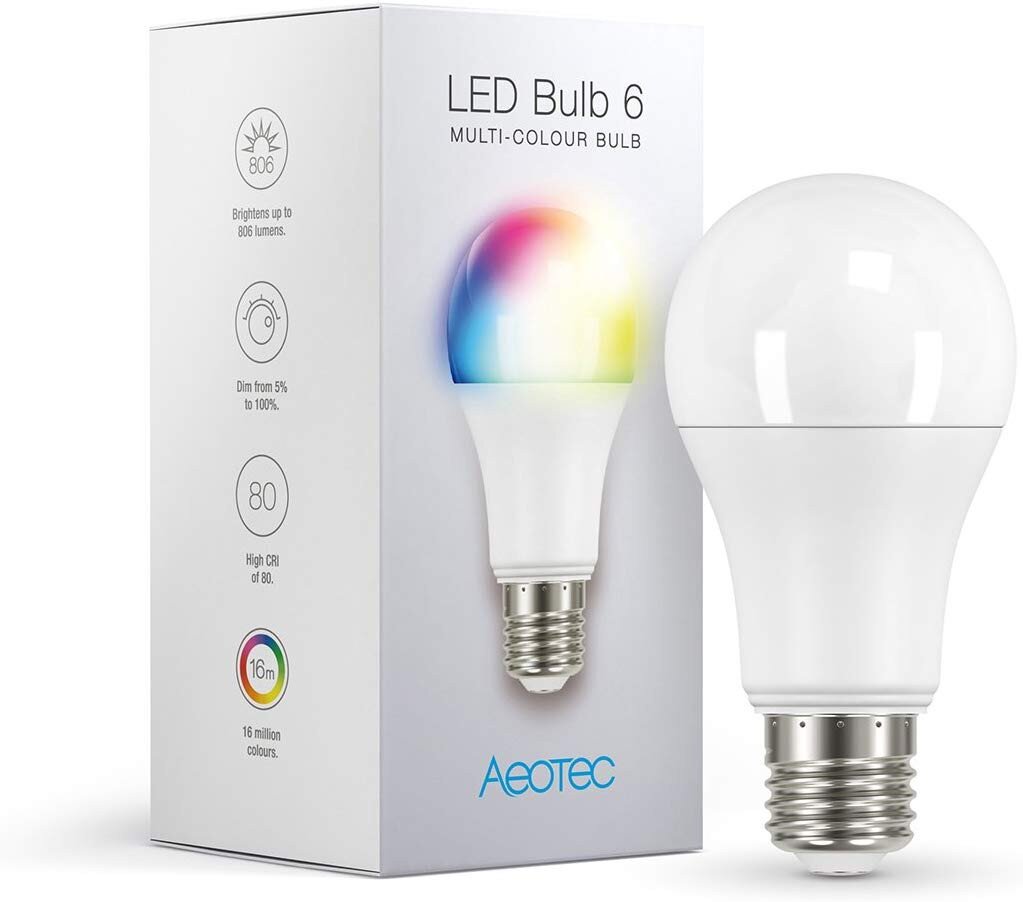 Buy Aeotec Z-Wave LED Bulb - Multi-Colour online in Pakistan - Tejar.pk
