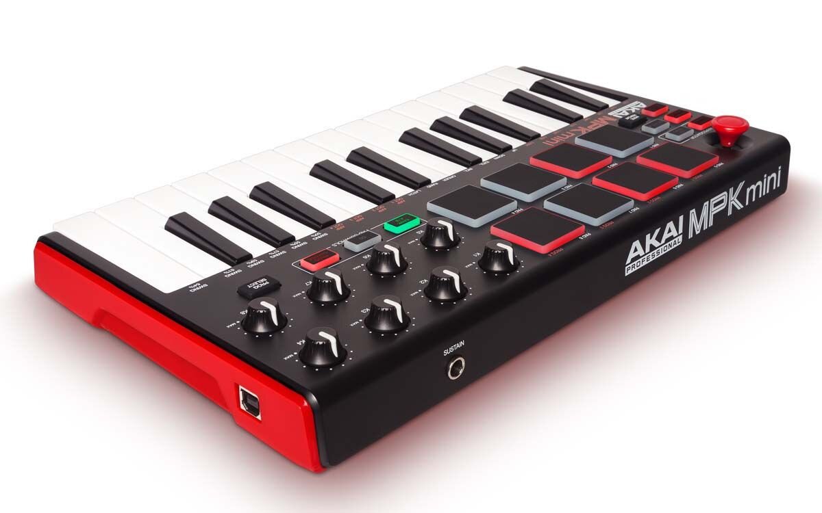 Buy Akai Professional MPK Mini mkII Compact Keyboard and Pad Controller ...