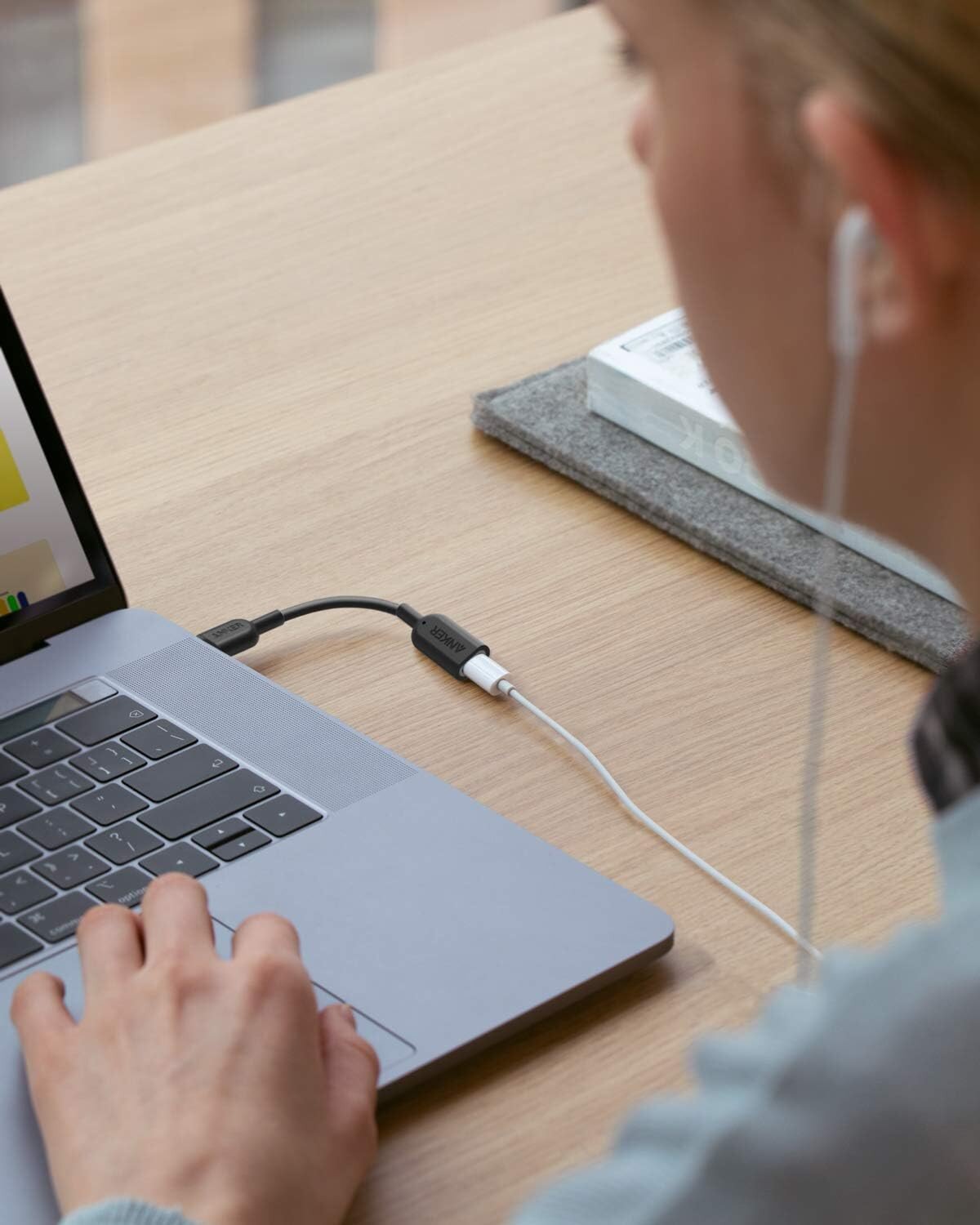 Buy Anker USB-C to Lightning Audio Adapter online in Pakistan - Tejar.pk