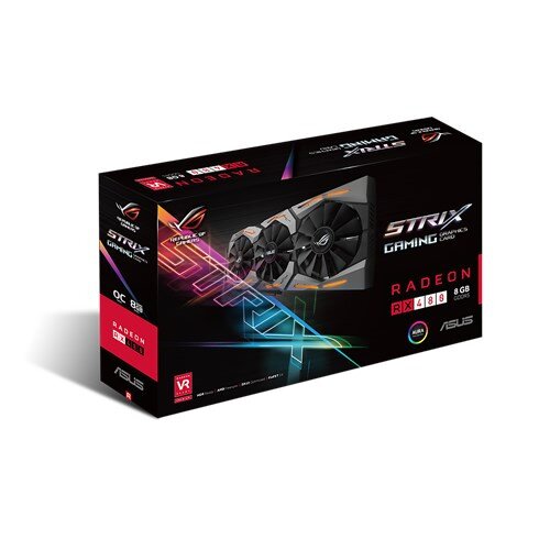 Buy ASUS ROG Strix Radeon RX 480 OC Edition Gaming Graphics Card online ...