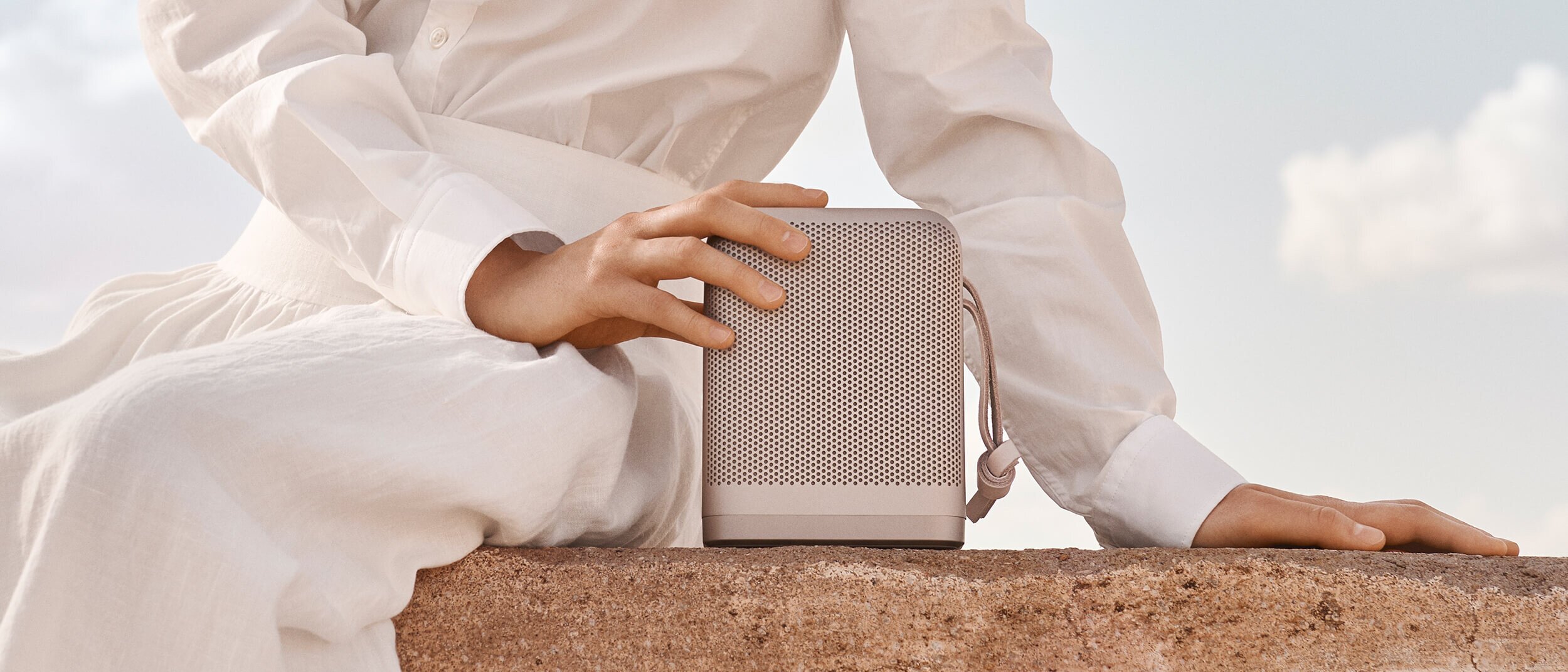 Buy Bang & Olufsen Beoplay P6 Portable Bluetooth Speaker - Limestone ...