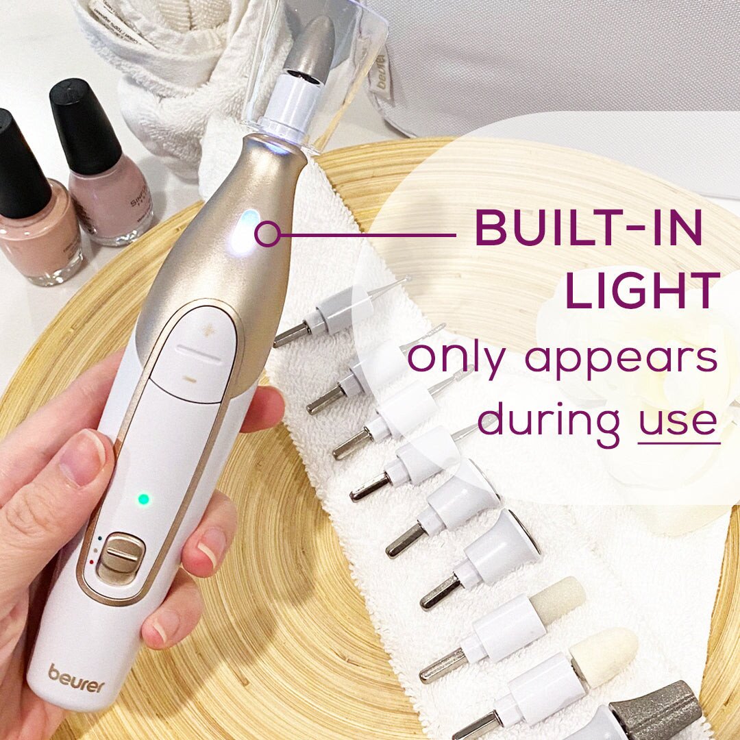 Buy Beurer MP64, Cordless 14-Piece Professional Nail Drill for Manicure ...