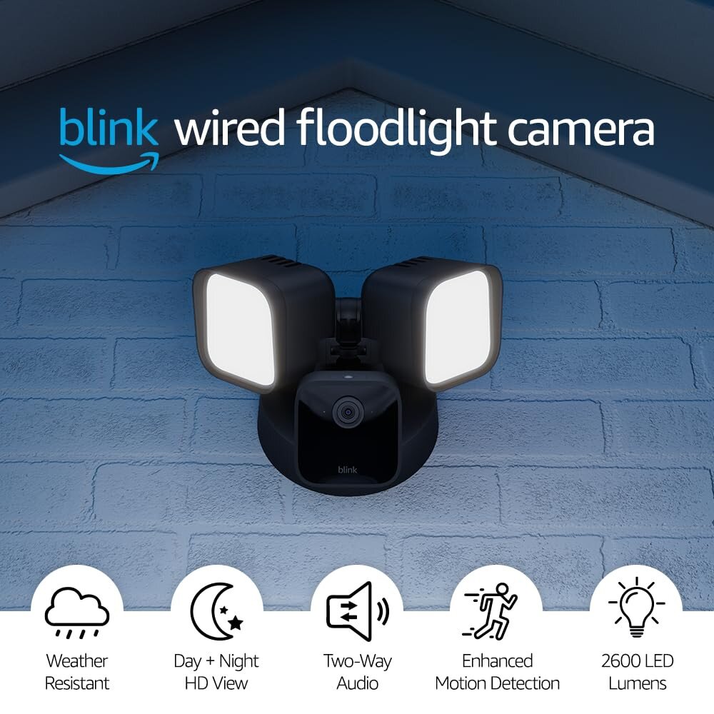 Buy Blink Wired Floodlight Camera online in Pakistan - Tejar.pk