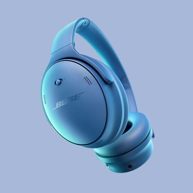 Buy Bose QuietComfort Wireless Noise Cancelling Headphones - Blue Dusk ...