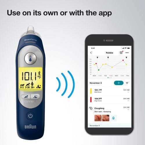 Buy Braun ThermoScan 7+ Connect Ear Thermometer online in Pakistan ...