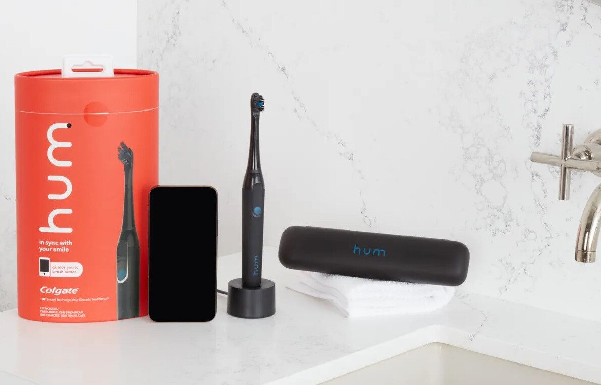 Buy Colgate hum Adult Smart Electric Toothbrush - Black - Rechargeable ...