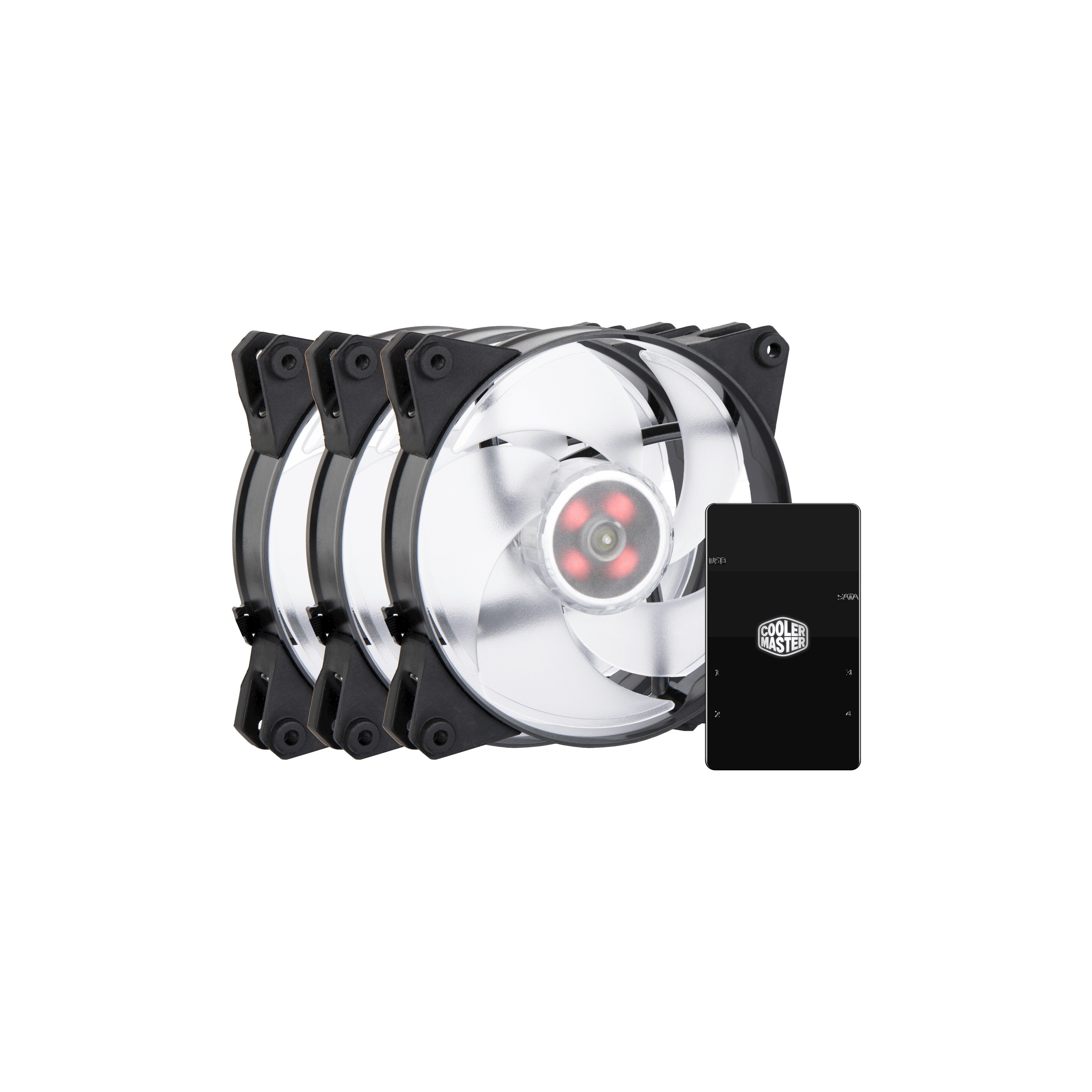 Buy Cooler Master MasterFan Pro Air Pressure RGB 3 in 1 with RGB LED ...