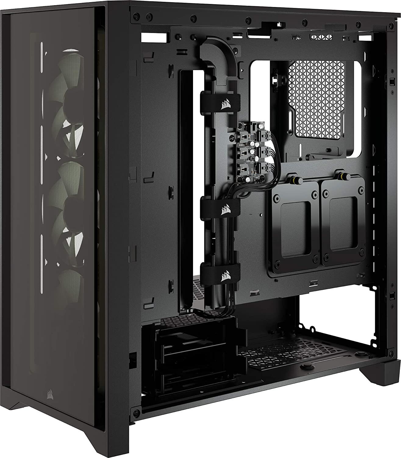Buy Corsair iCUE 4000X RGB Tempered Glass Mid-Tower ATX Case - Black ...