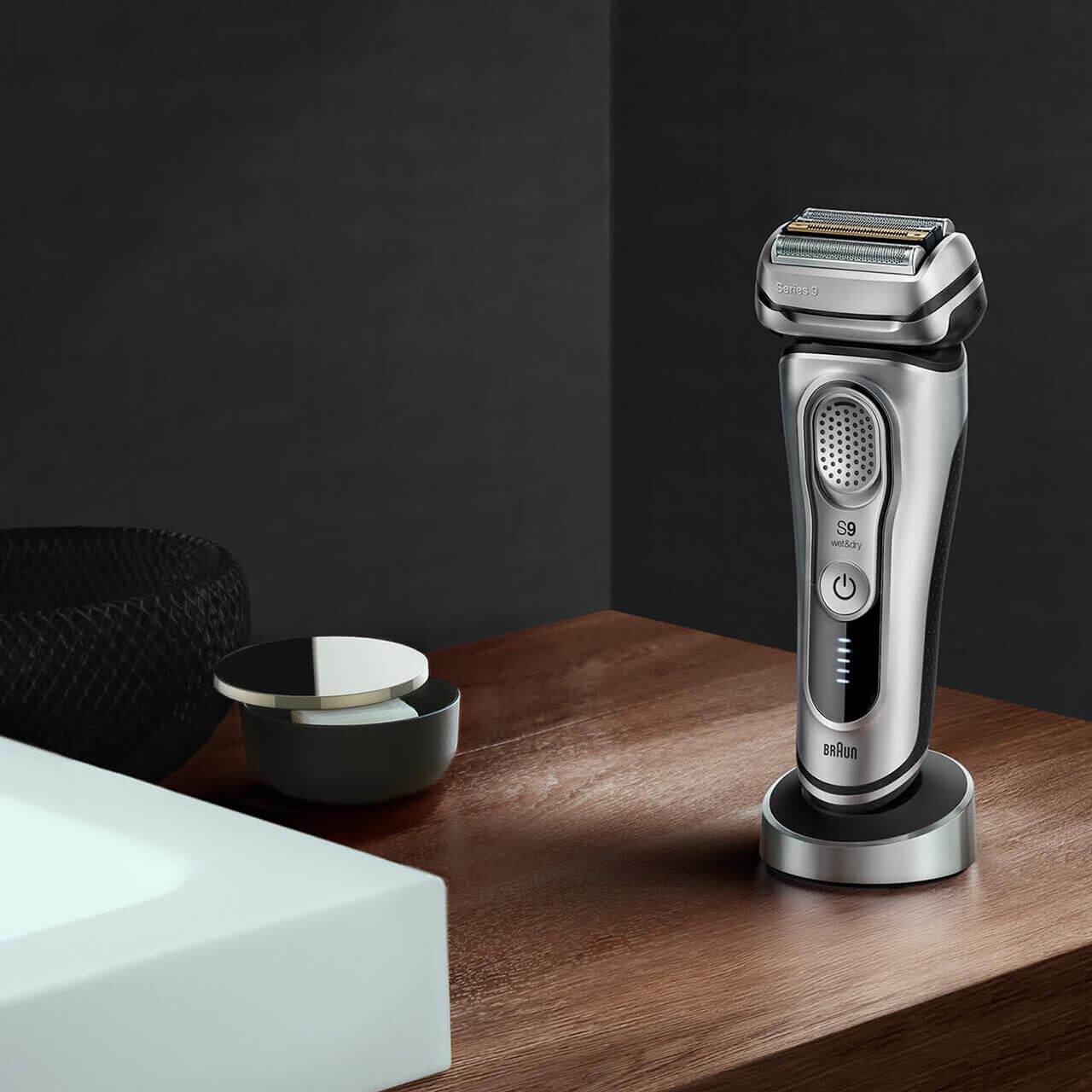 Buy Braun Electric Shaver Series 9 9330s Silver with Charging Stand ...