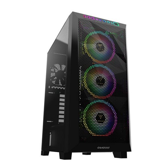 Buy Gamdias Athena M1 Elite Tempered Glass RGB Mid-Tower Chassis ...
