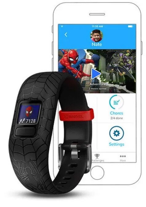Buy Garmin vivofit jr. 2 Activity Tracker - Marvel Spider-Man - Black ...