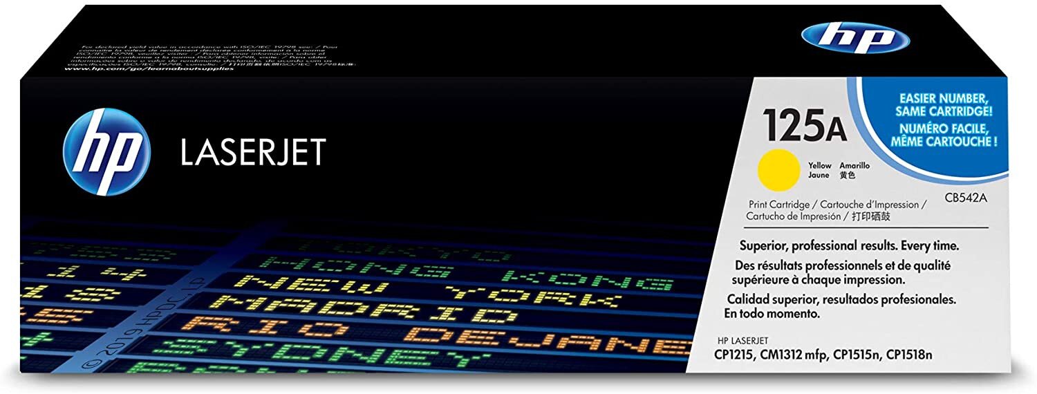 Buy HP 125A Original LaserJet Toner Cartridge - Yellow online in ...