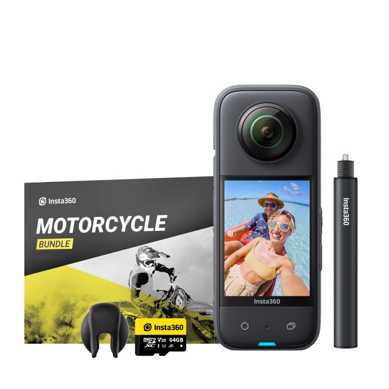 Buy Insta360 X3 Waterproof 360 Action Camera - Motorcycle Kit online in ...