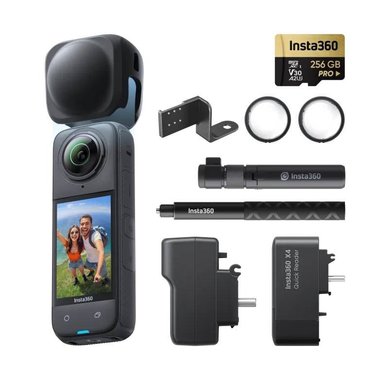 Buy Insta360 X4 8K 360 Action Camera - 256GB MicroSD Card - Creator ...