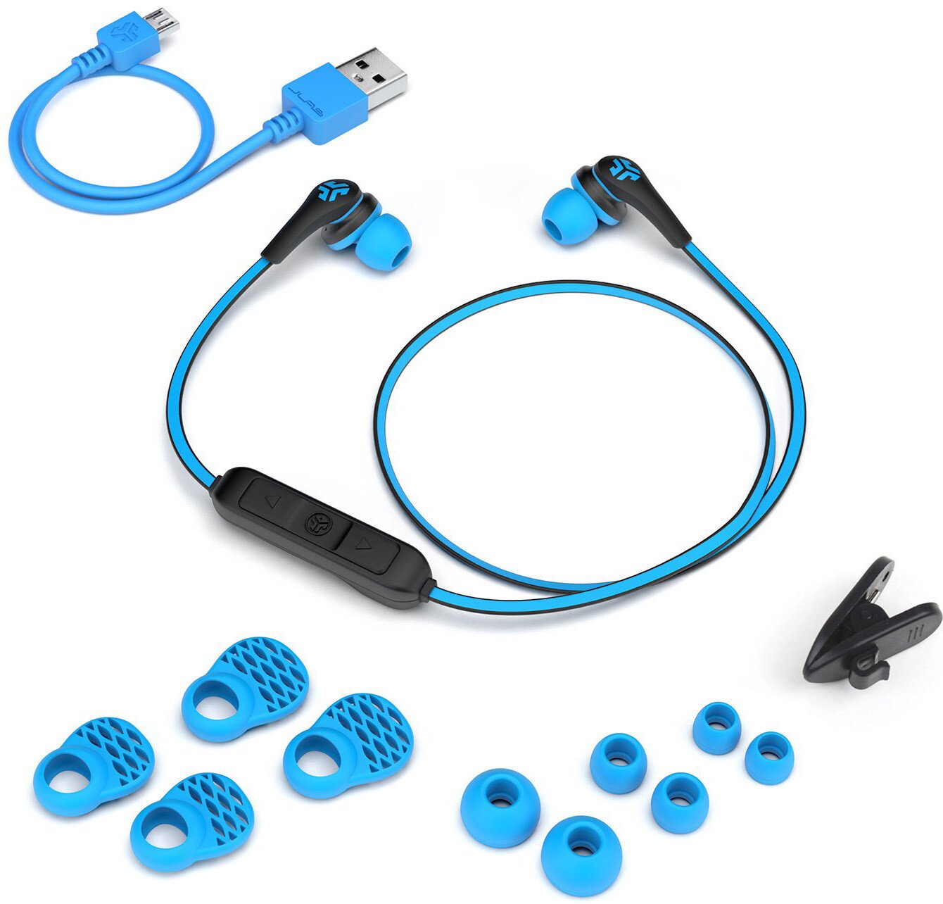 Buy JLab Audio JBuds Elite Bluetooth Earbuds - Blue / Black online in ...