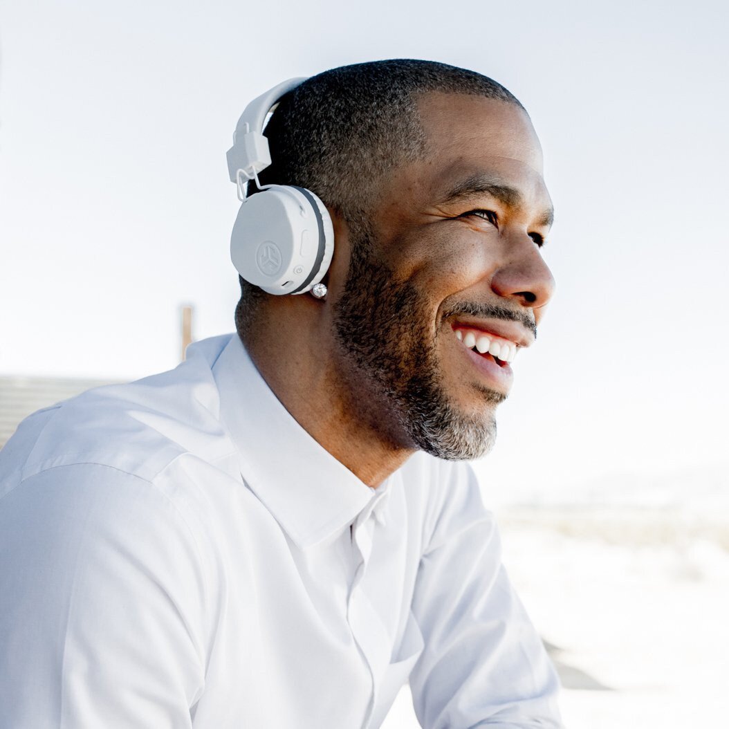 Buy JLab Audio Neon Bluetooth Wireless On-Ear Headphones - White online ...
