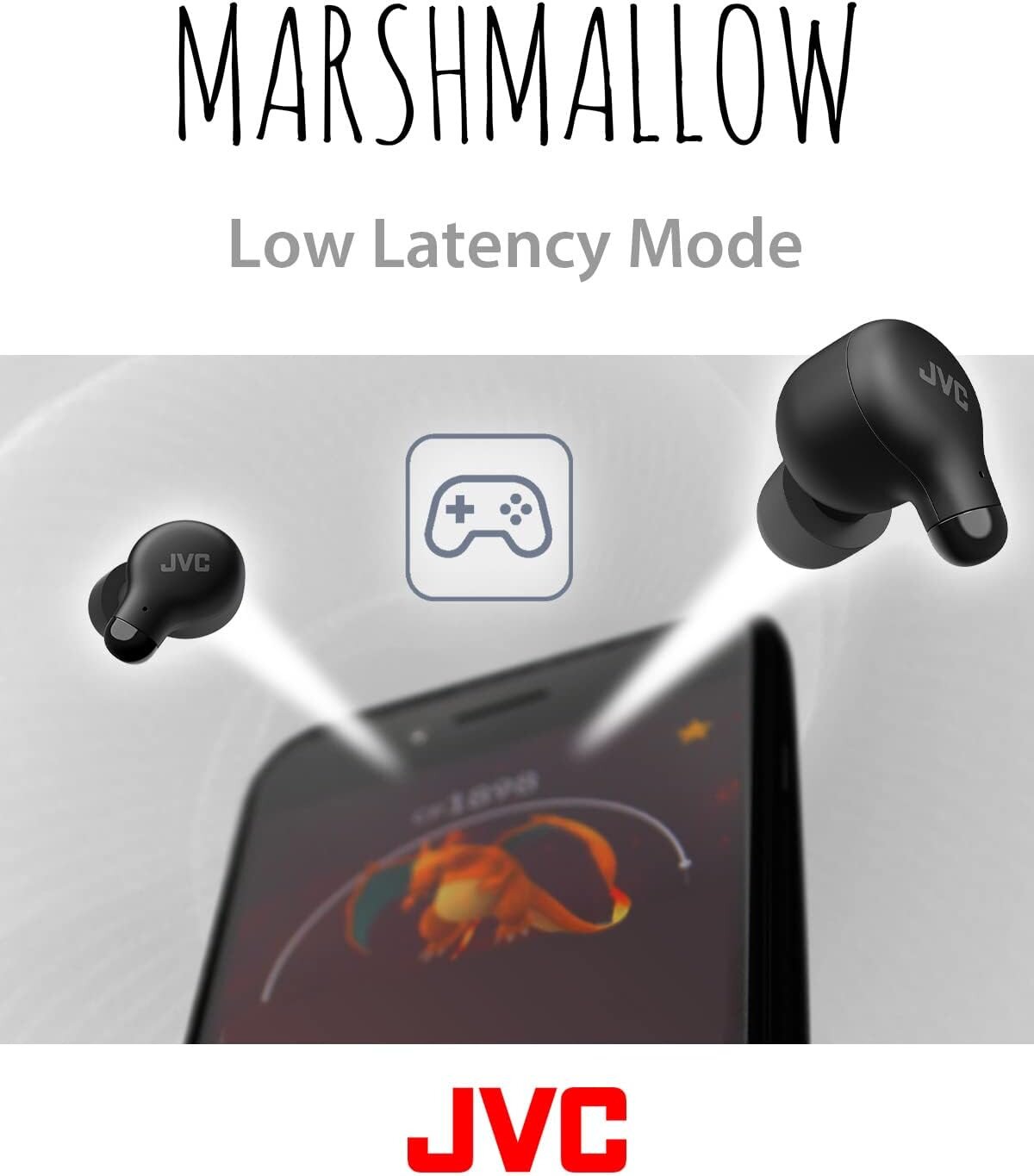 Buy JVC HAA18T Marshmallow True Wireless Earbuds - Black online in ...