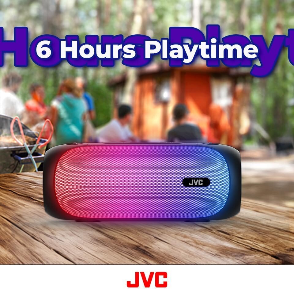 Buy JVC SPPA7BT Illuminated Portable Wireless Speaker - Black online in ...