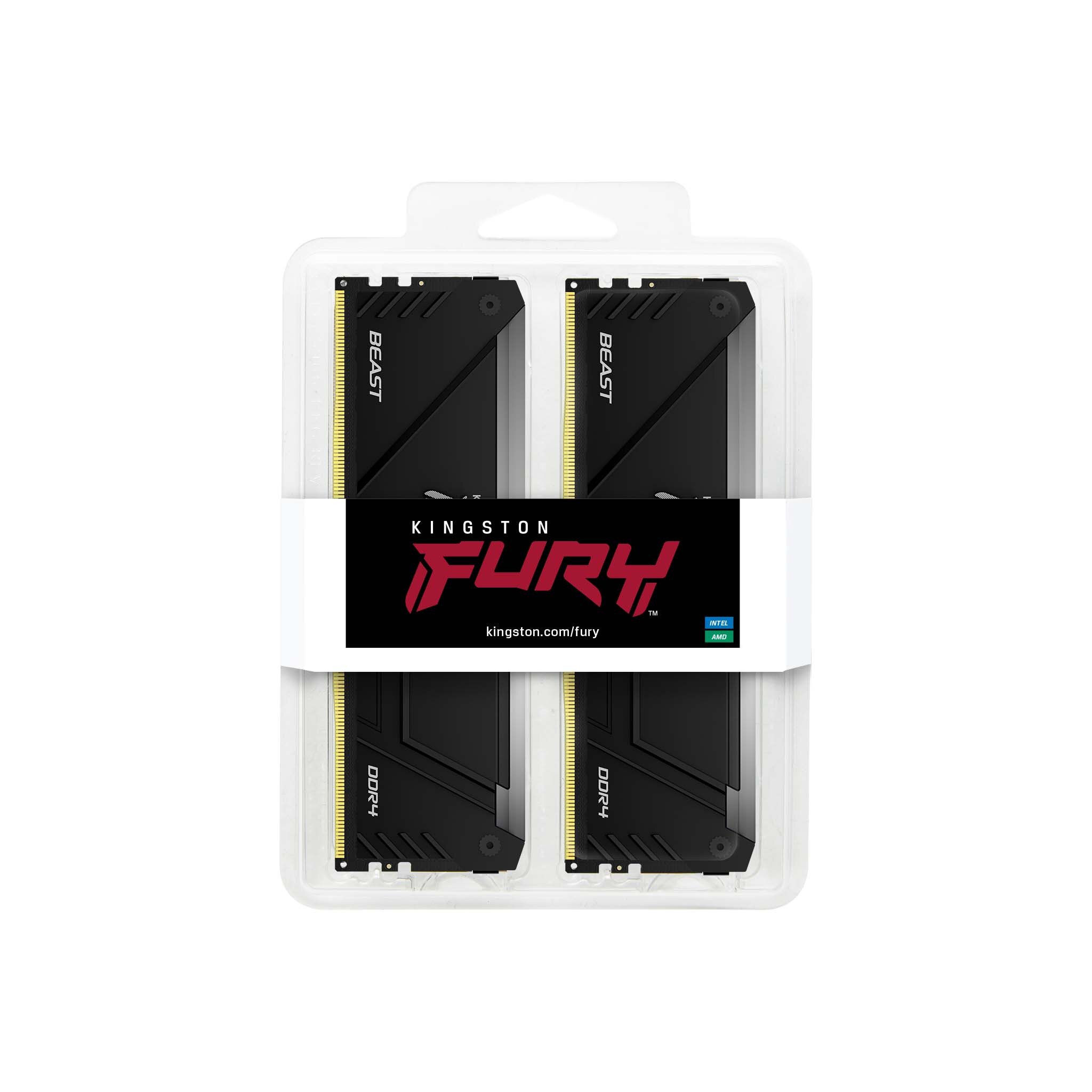 Buy Kingston FURY Beast DDR4 RGB Memory - 64GB - 3600MT/s - Kit of 2 ...