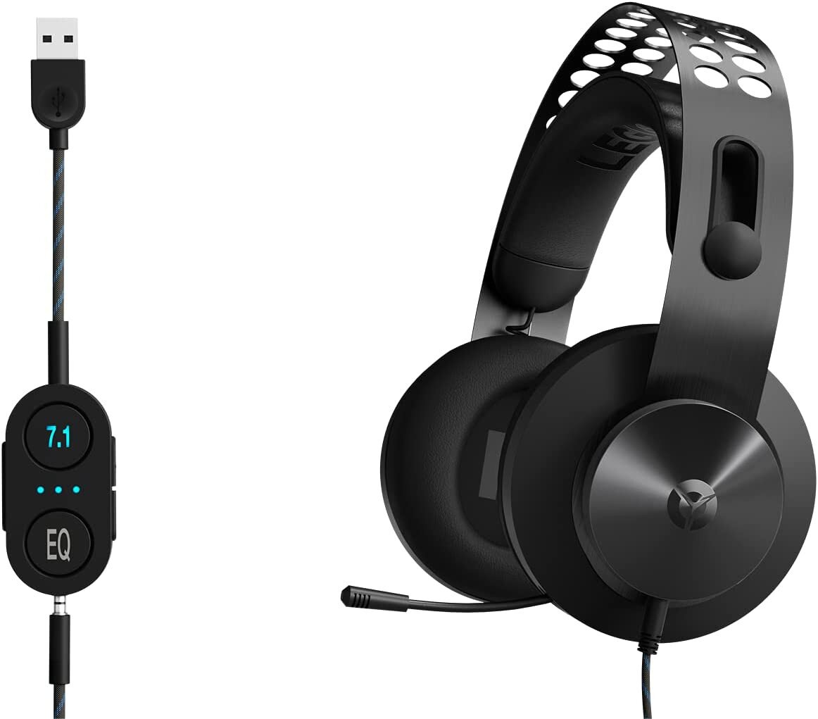 Buy Lenovo Legion H500 Pro 7.1 Surround Sound Gaming Headset online in ...