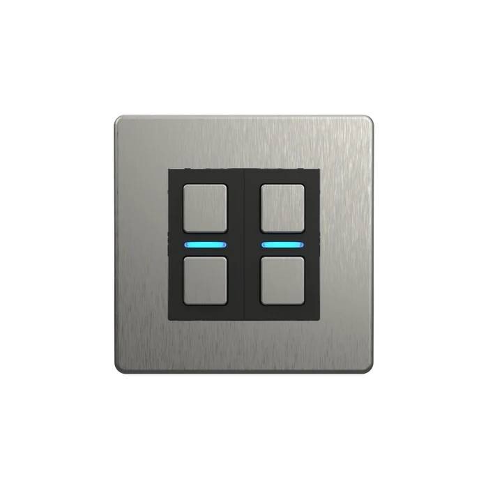 Buy Lightwave Smart Dimmer LED Switch (2 Gang) - Stainless Steel online ...