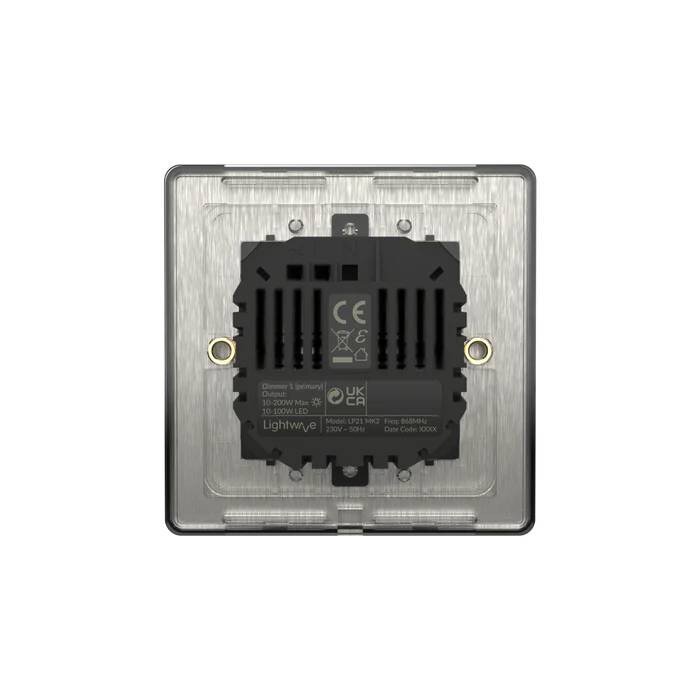 Buy Lightwave Smart Dimmer LED Switch (1 Gang) - Stainless Steel online ...