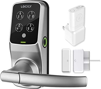 Buy Lockly Wi-Fi Enabled Secure Pro Smart Lock - Satin Nickel - Latch ...