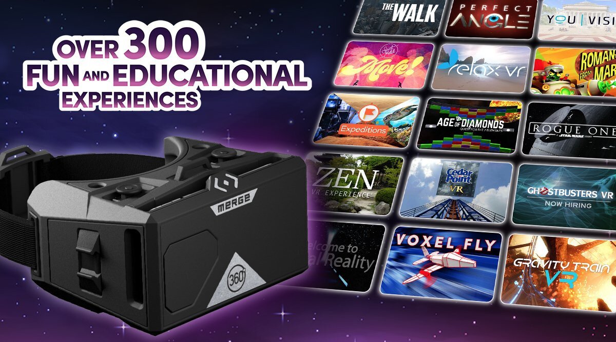 Buy Merge VR Goggles Virtual Reality Headset for Smartphones online in ...