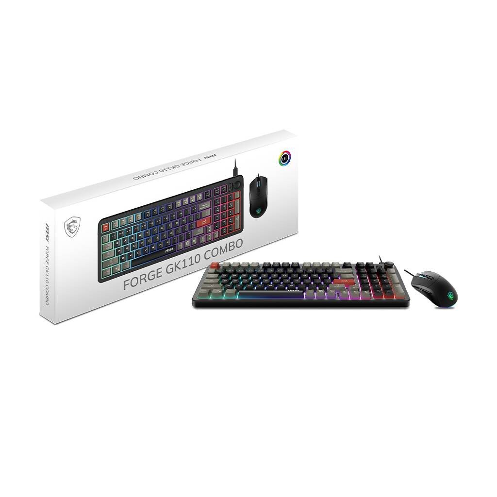 Buy MSI FORGE GK110 COMBO US Gaming Keyboard online in Pakistan - Tejar.pk