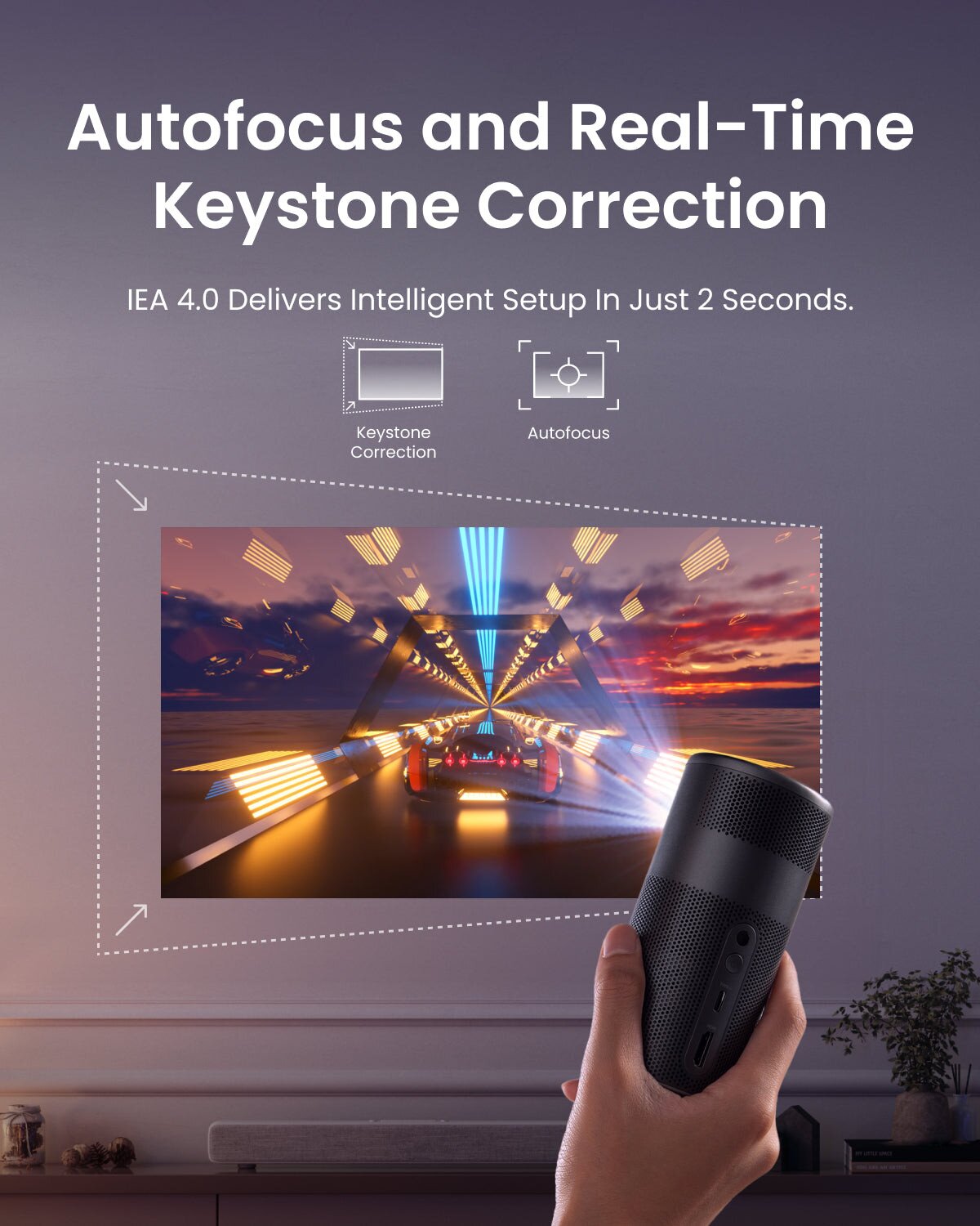 Buy Nebula Capsule Air Smallest Projector With Google TV - Black online ...