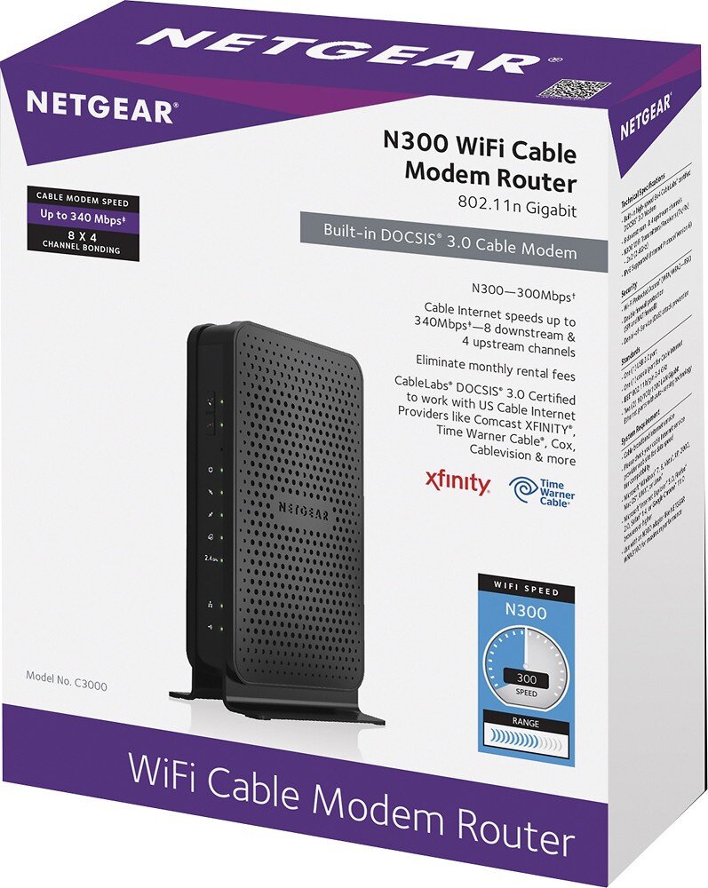 Buy NETGEAR N300 WiFi Cable Modem Router online in Pakistan - Tejar.pk