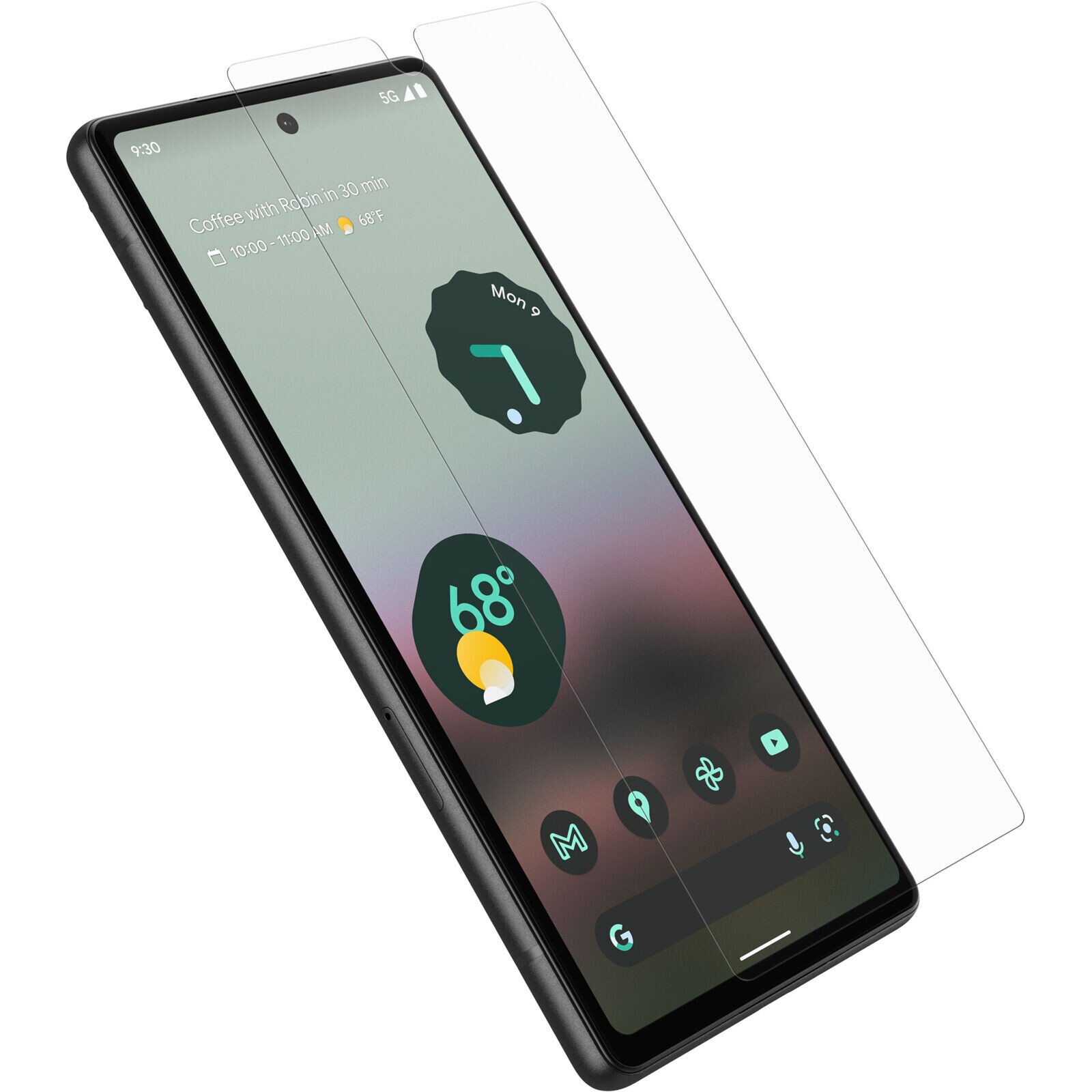 Buy OtterBox Alpha Flex Antimicrobial Screen Protector for Pixel 6a ...
