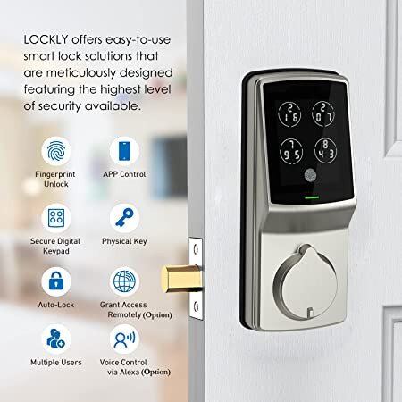 Buy Lockly Peek-Proof Secure Plus Smart Lock online in Pakistan - Tejar.pk