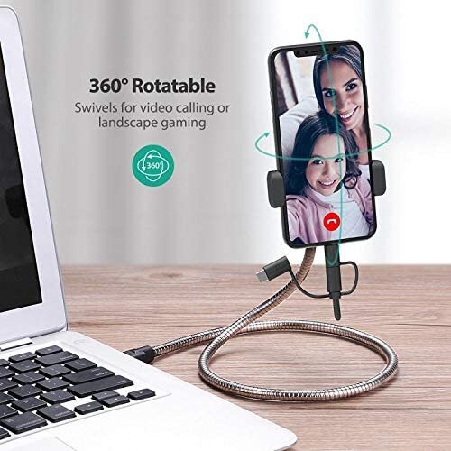 Buy RAVPOWER 0.6m- 3 in 1 Multiple USB Charging Cable Stainless - RP ...