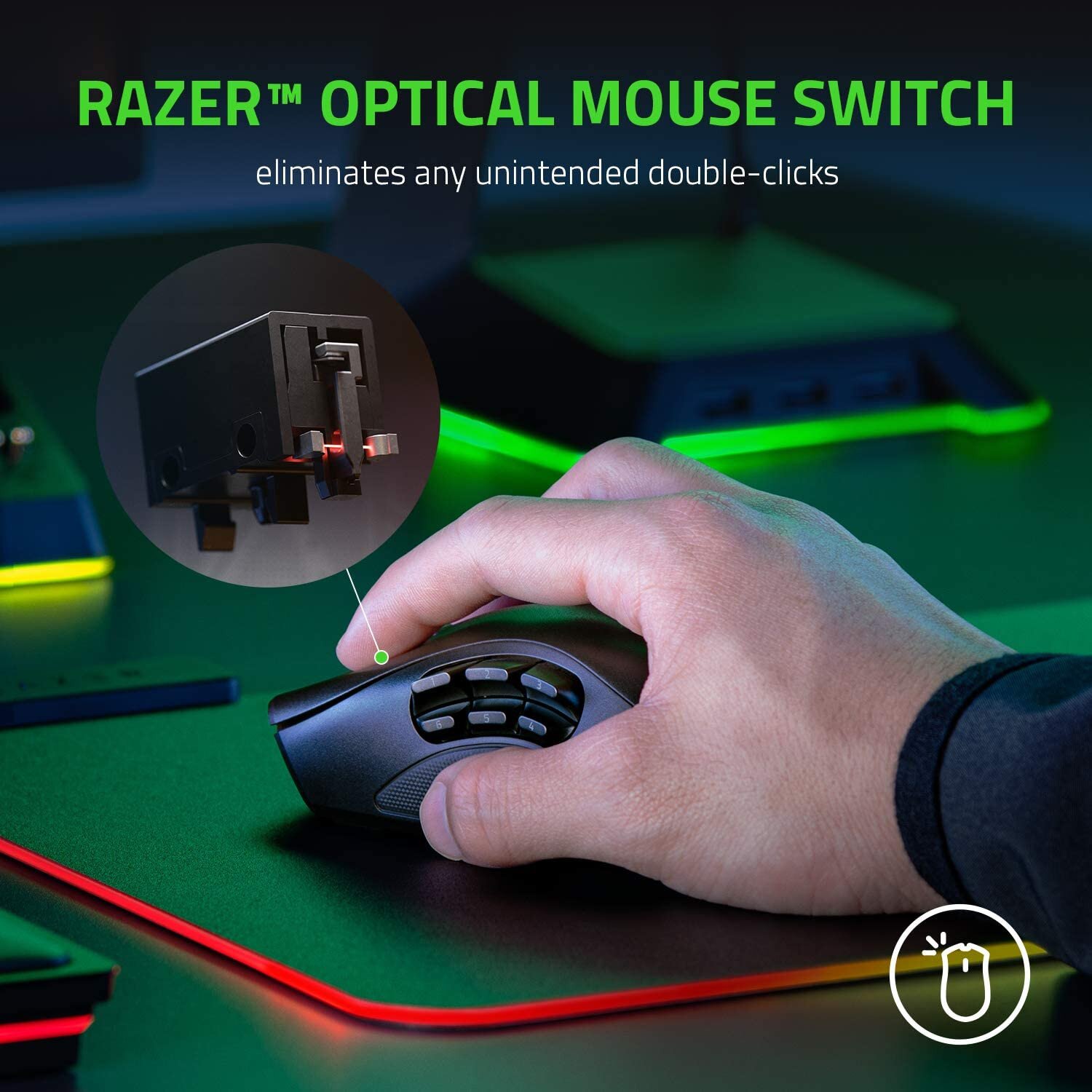 Buy Razer Naga Pro Wireless Gaming Mouse with Swappable Side Plates ...