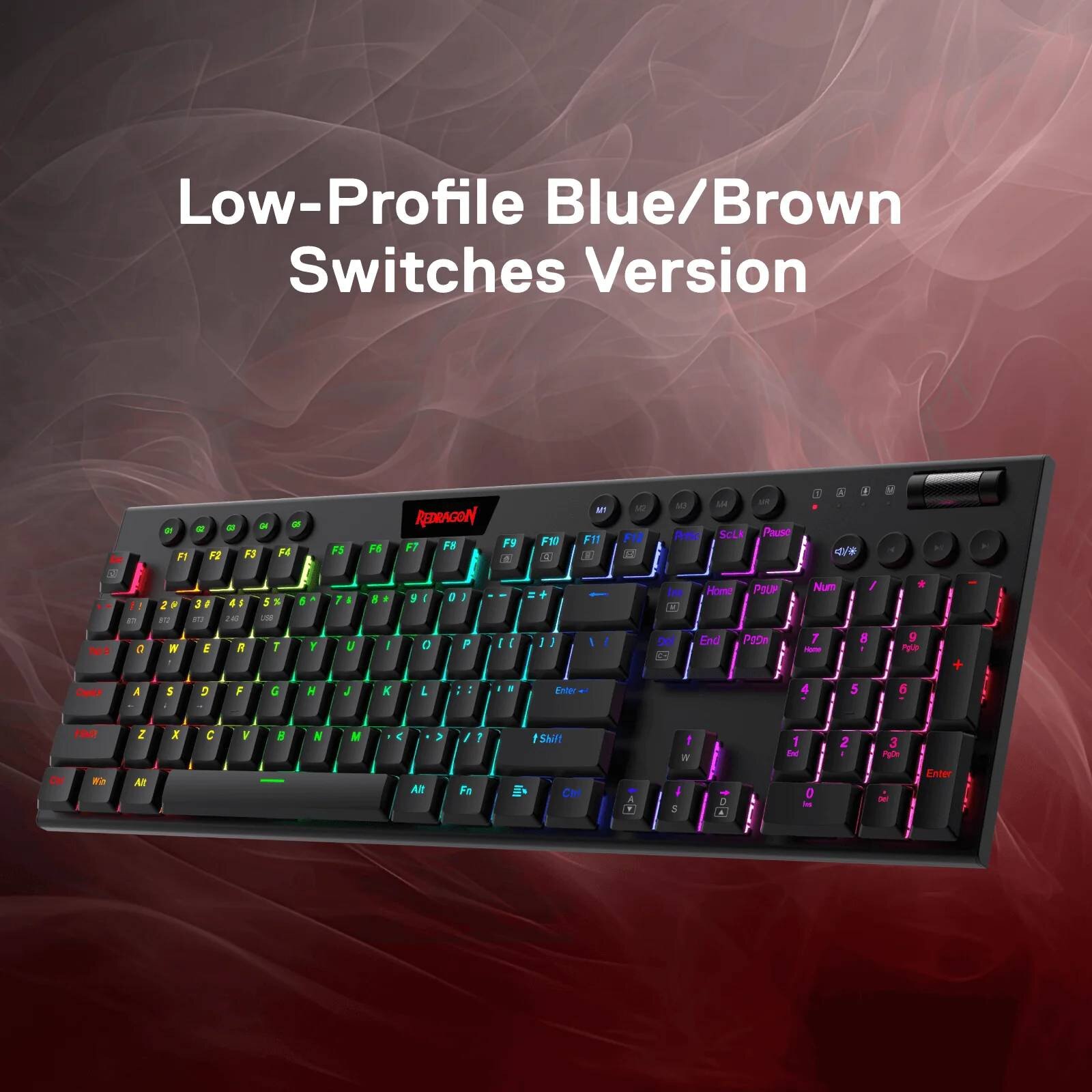 Buy Redragon Horus K618 Ultra-slim Wireless Mechanical Keyboard online ...