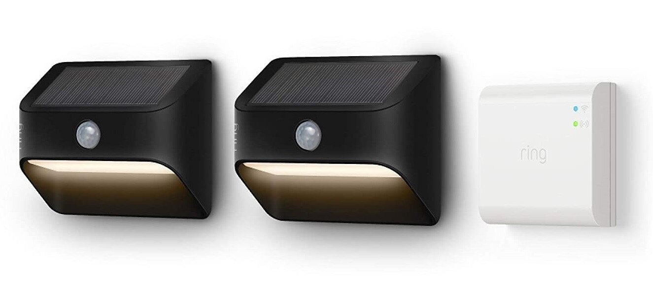 Buy Ring Smart Lighting Solar Steplight + Bridge 2-Pack online in ...