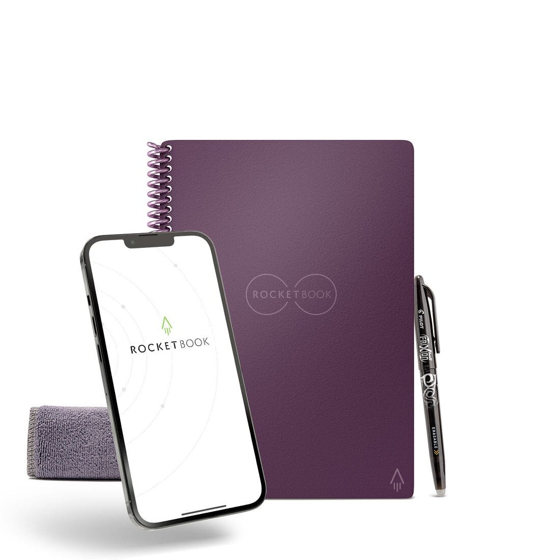 Buy Rocketbook Core - Executive 6 in x 8.8 - Dot Grid - Planetary Plum ...