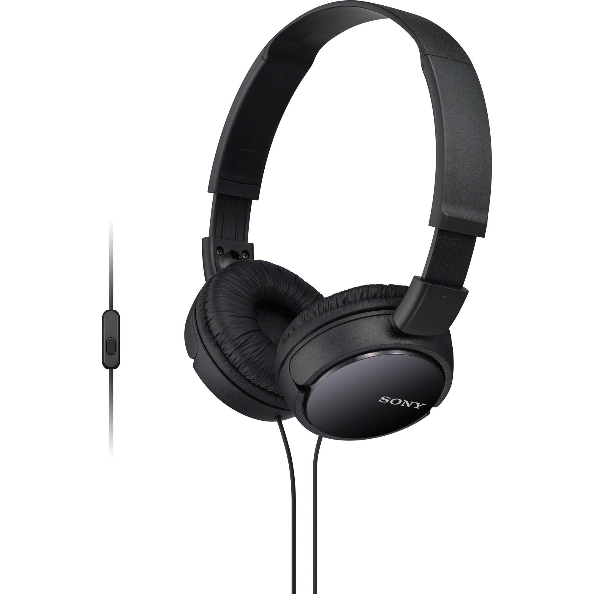 Buy Sony ZX110 Headphones - With Mic - Black online in Pakistan - Tejar.pk