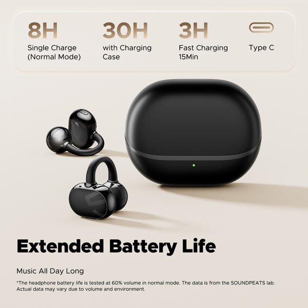 Buy SOUNDPEATS POP Clip Wireless Earbuds with Physical Buttons online ...