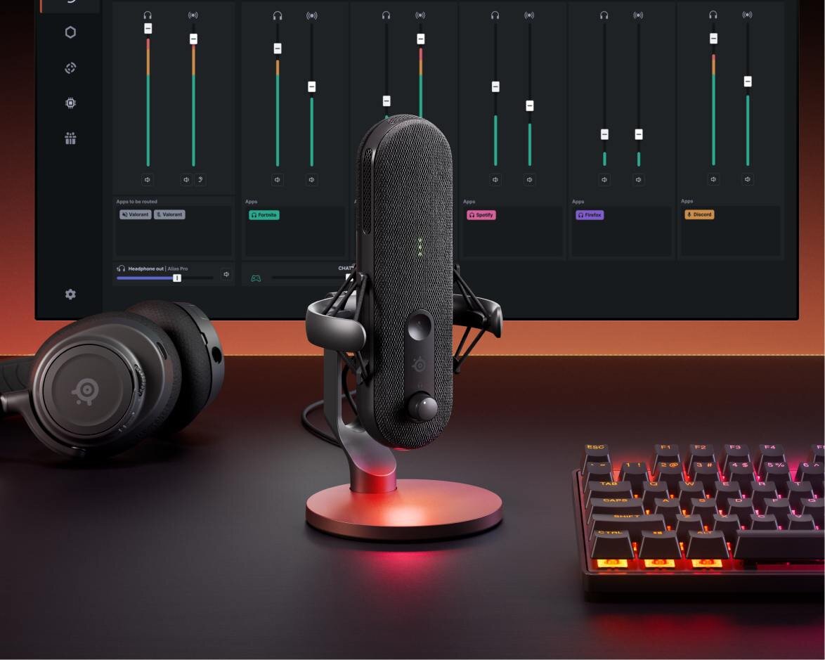 Buy SteelSeries Alias USB-C Condenser Gaming Microphone online in ...