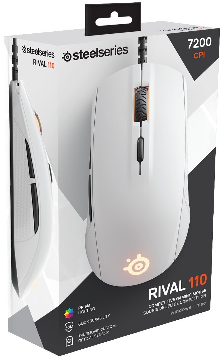 Buy SteelSeries Rival 110 Gaming Mouse - White online in Pakistan ...