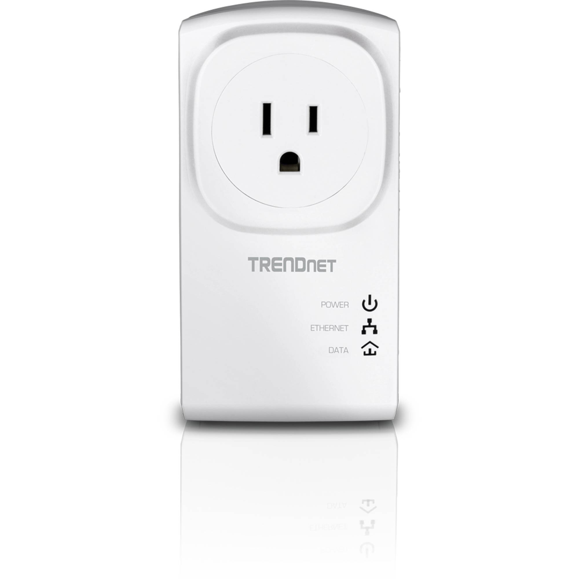 Buy TRENDnet Powerline 500 AV Adapter Kit with Built-In Outlet - US ...